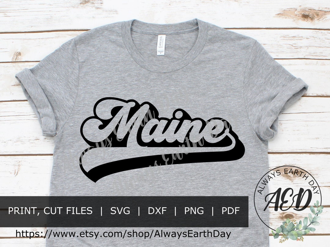 Maine Svg, Maine Shirt Svg, Maine Png, USA Svg, State, Home, Patriotic ...