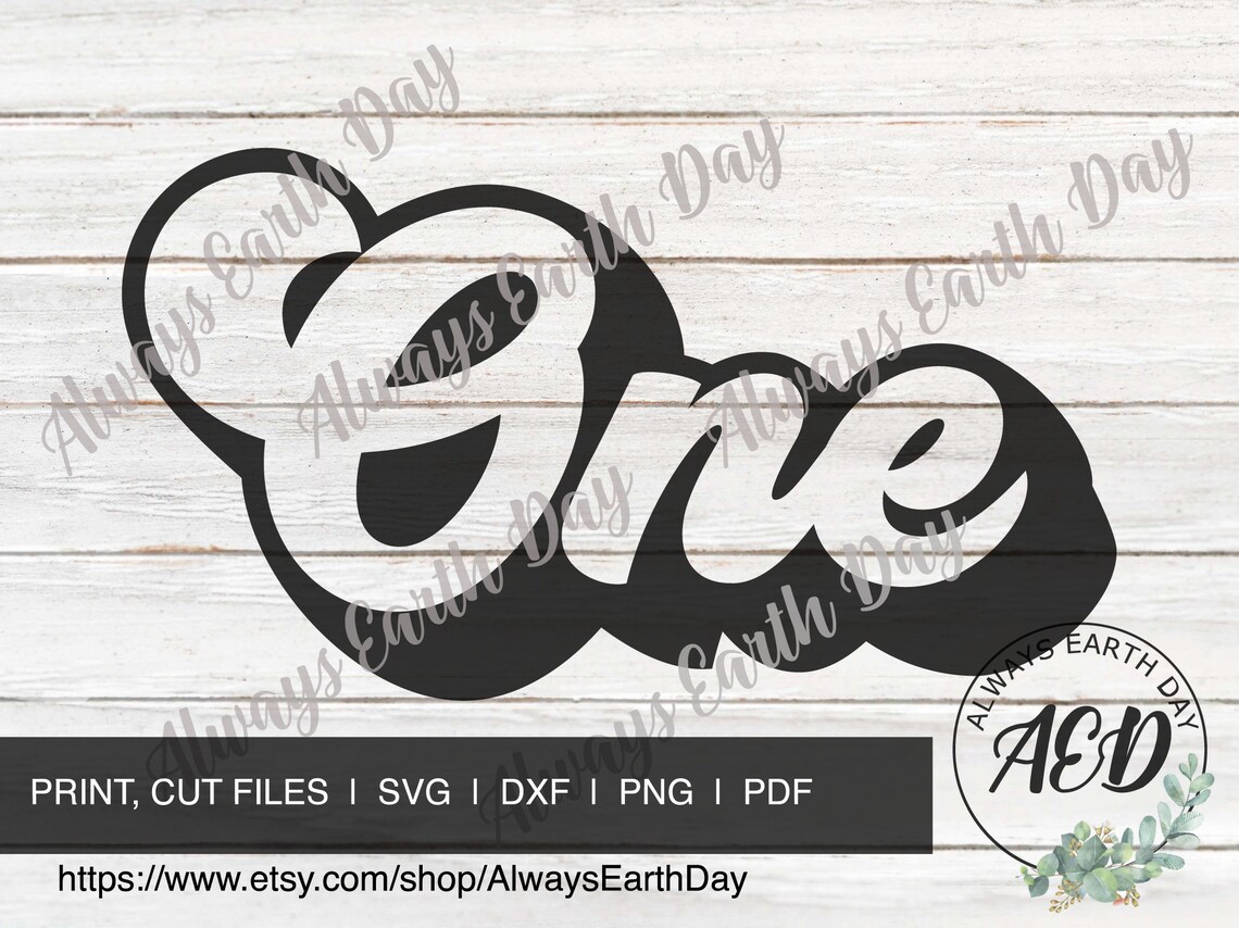 One Svg 1st Birthday Svg Turning 1 Svg One Sublimation - Etsy