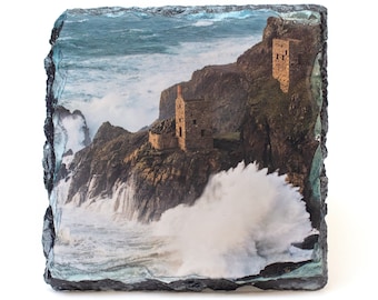 Slate Coaster St Michael's Mount Cornwall | Etsy