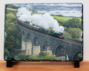 Slate Coaster Steam Train the Flying Scotsman - Etsy