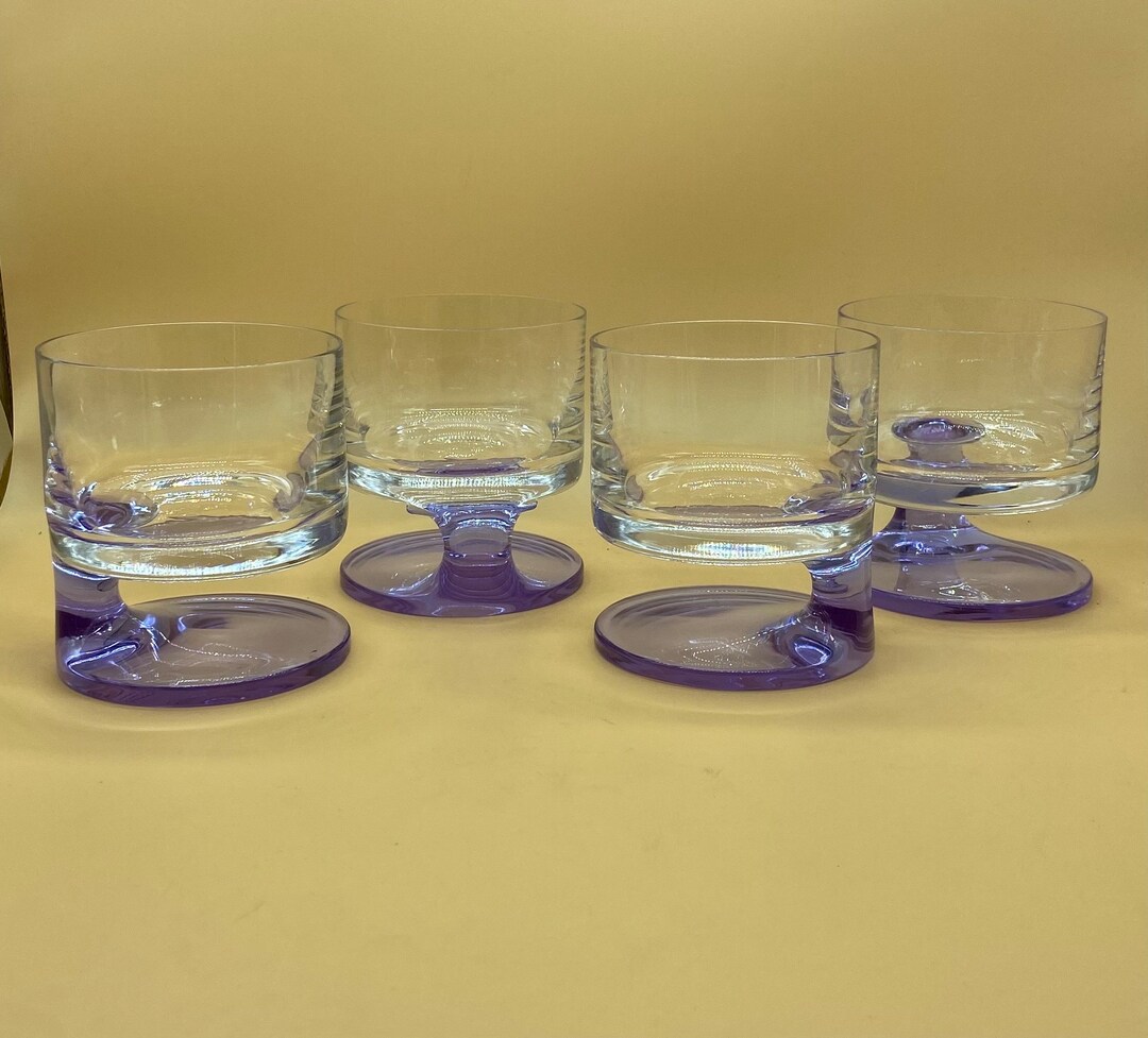 Flut Goblet Smoke Joe Colombo Two-tone Glass, Very Rare by Arnolfo Di ...