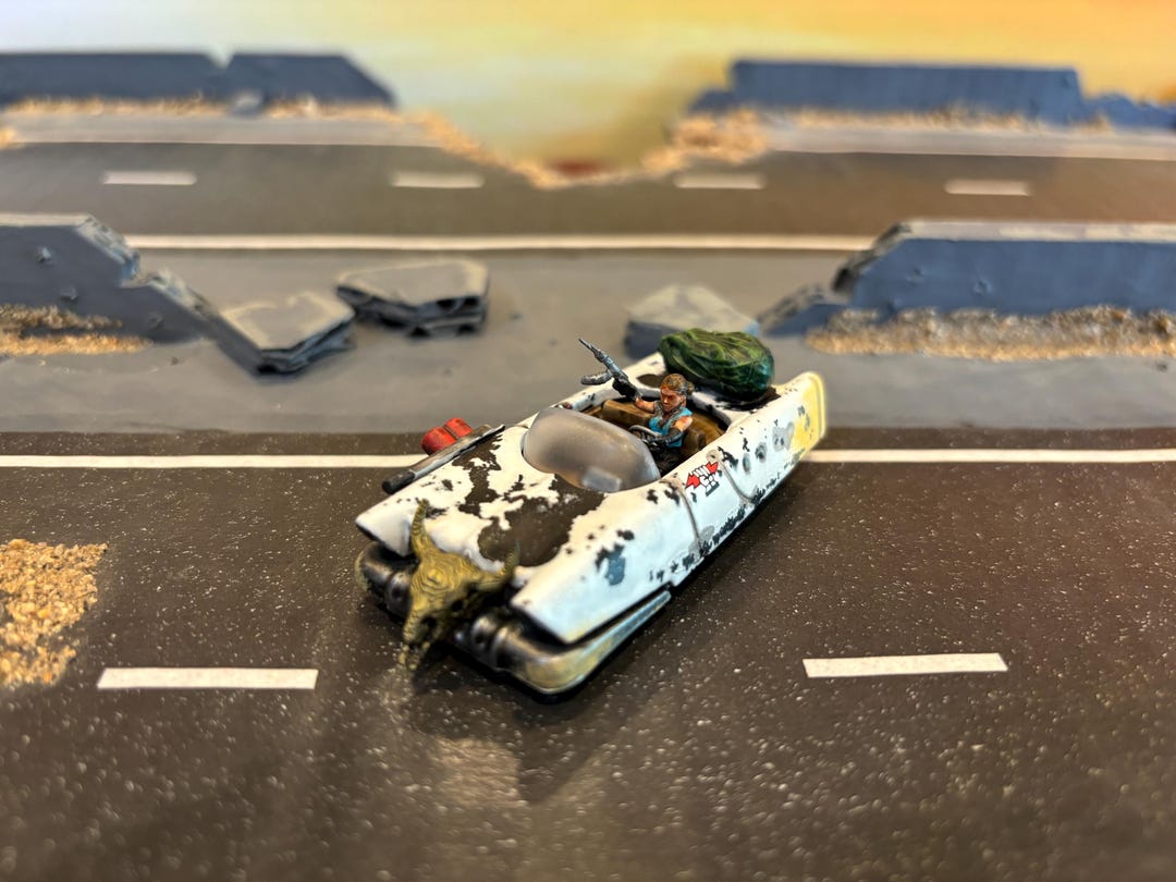 Gaslands Fallout Bubble Top Car. Sponsored by Verney. - Etsy