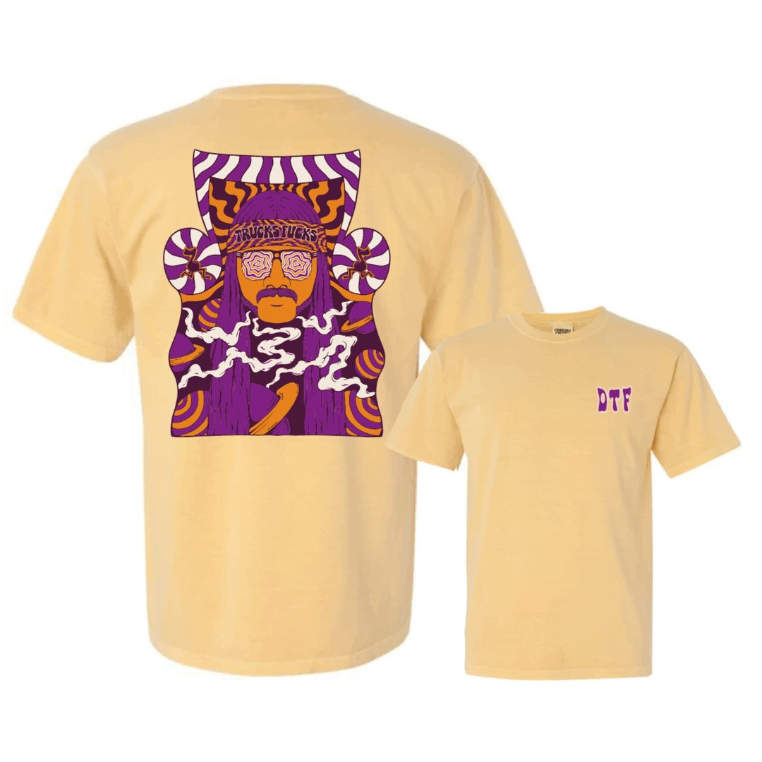 Trucks Fucks Short Sleeve Mustard Comfort Colors T Shirt Etsy