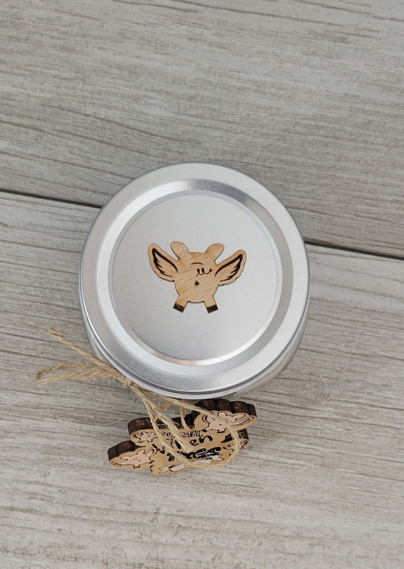 Rustic Engraved Wood Jar With When Pigs Fly Tokens - Unique Desk Decor ...