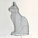 Handmade Topiary Cat Frame for Plants Perfect for the - Etsy