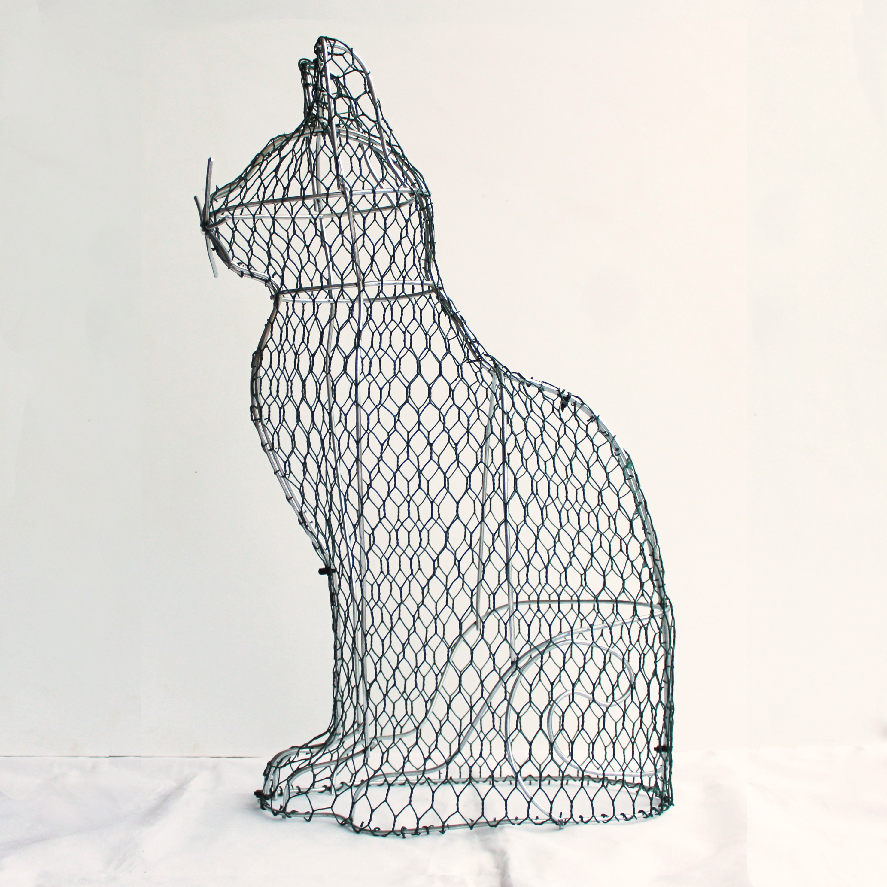 Handmade Topiary Cat Frame - for Plants - Perfect for the Budding ...