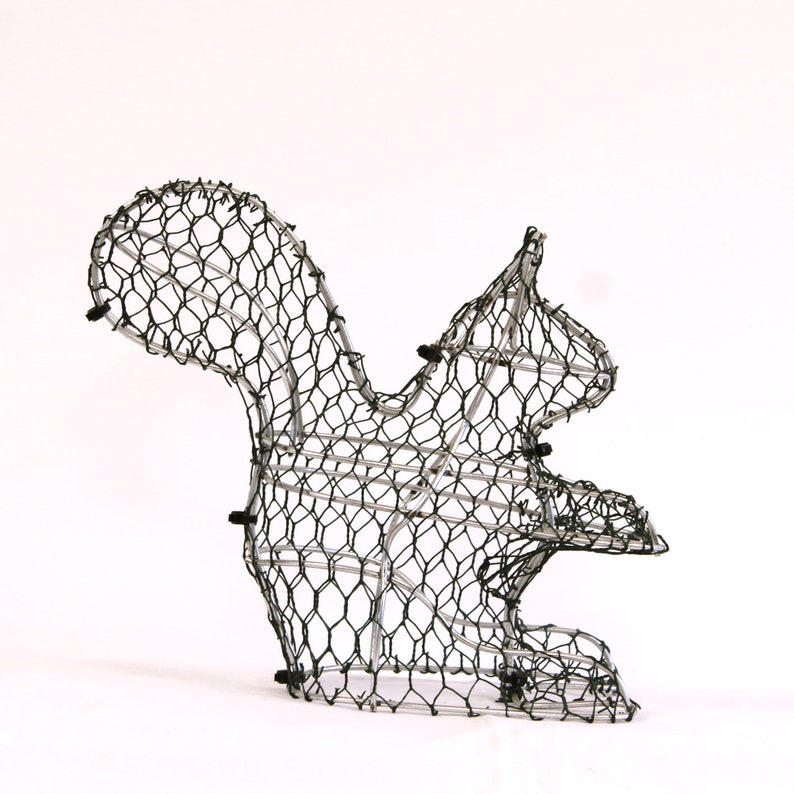 Handmade Topiary Squirrel Frame for Plants Perfect for the Budding ...