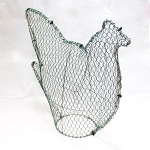 Handmade Topiary Chicken / Hen Frame - for Plants - Perfect for the ...