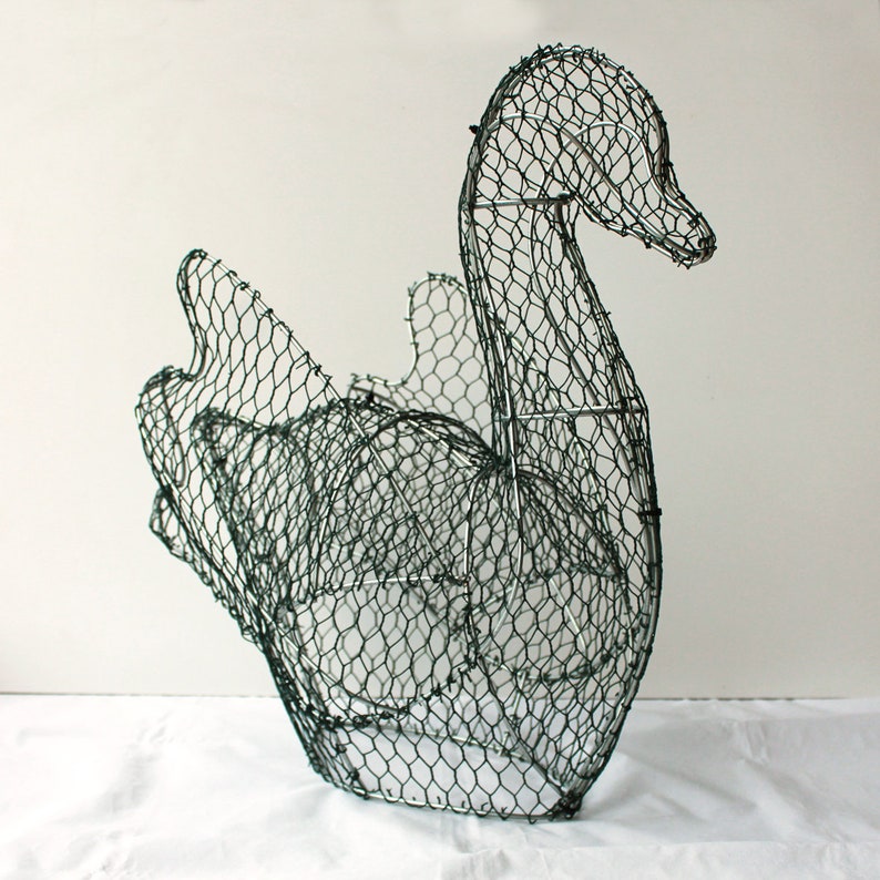 Handmade Topiary Swan Frame - for Plants - Perfect for the Budding ...