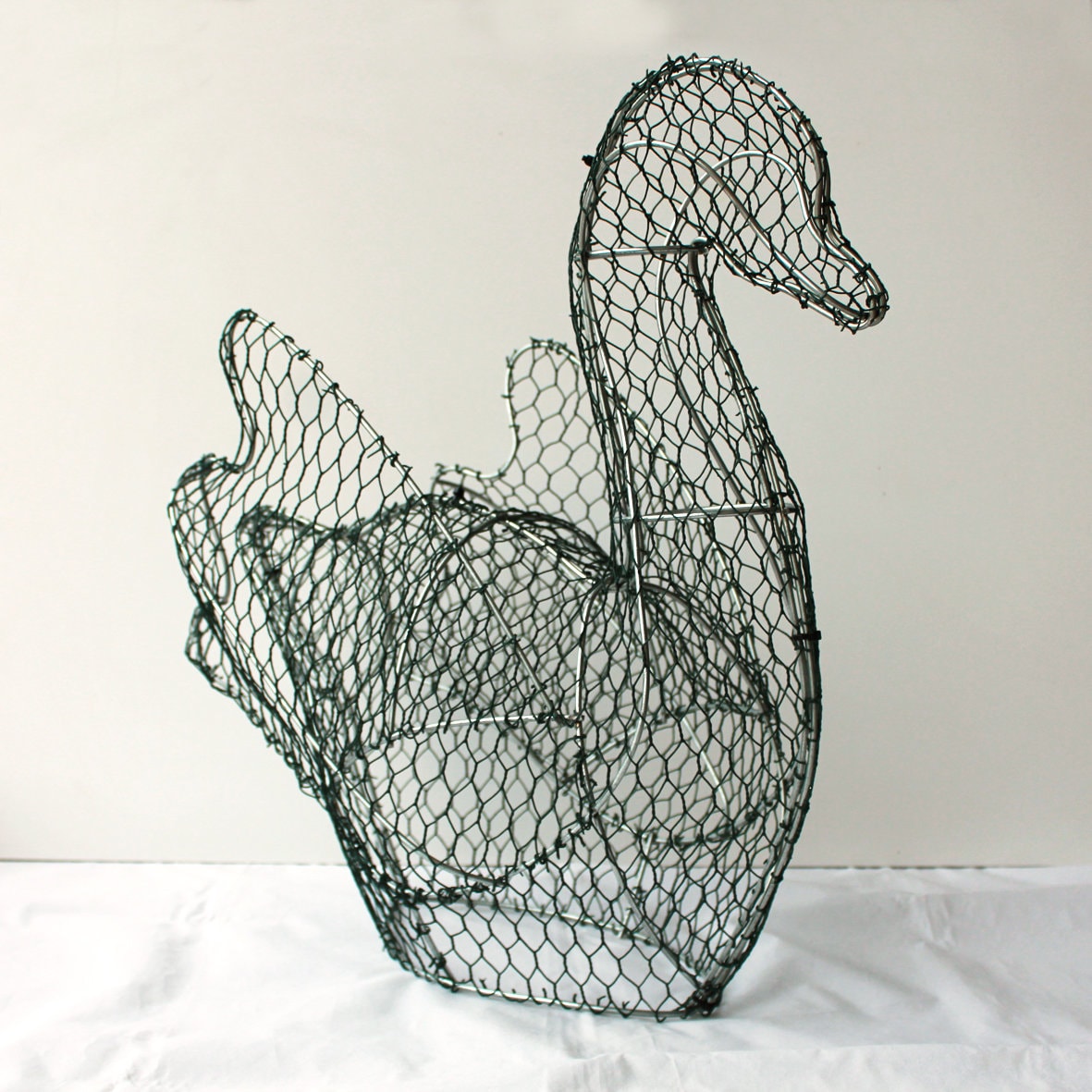 Handmade Topiary Swan Frame for Plants Perfect for the Budding Gardener ...