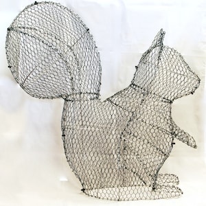 Handmade Topiary Squirrel Frame - for Plants - Perfect for the Budding ...