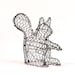 Handmade Topiary Squirrel Frame for Plants Perfect for the Budding ...