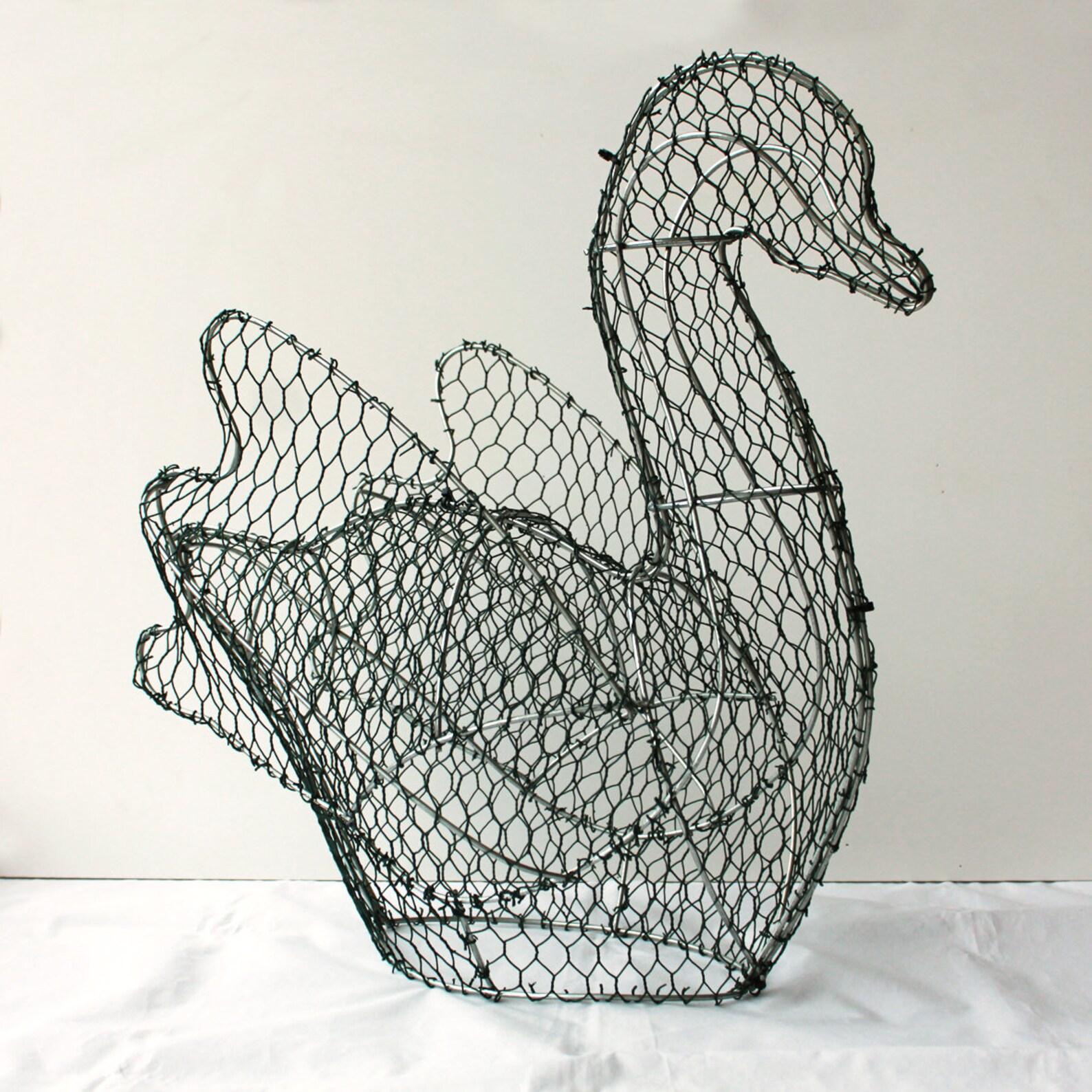 Handmade Topiary Swan Frame for Plants Perfect for the Budding Gardener ...