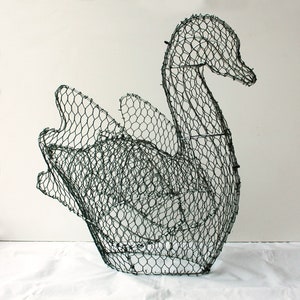 Handmade Topiary Swan Frame - for Plants - Perfect for the Budding ...
