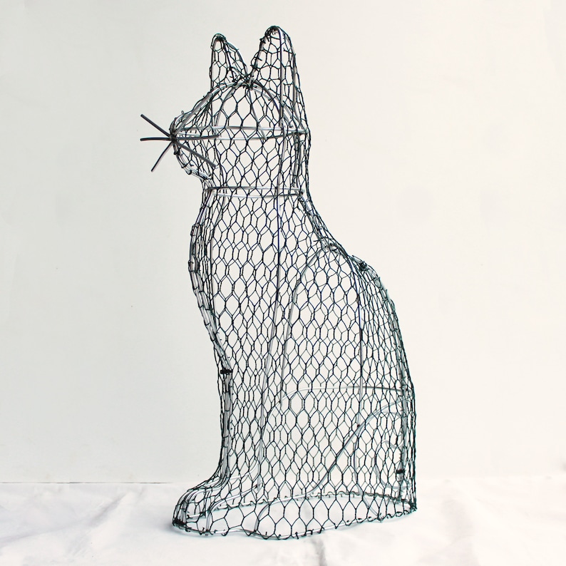 Handmade Topiary Cat Frame - for Plants - Perfect for the Budding ...