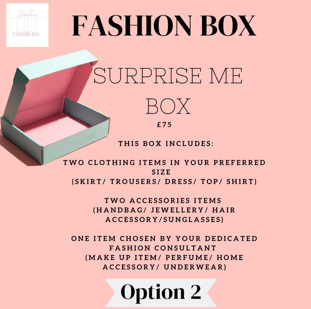 Mystery Box of Clothing- Fashion Box- Option 2- Surprise Me Box - Etsy