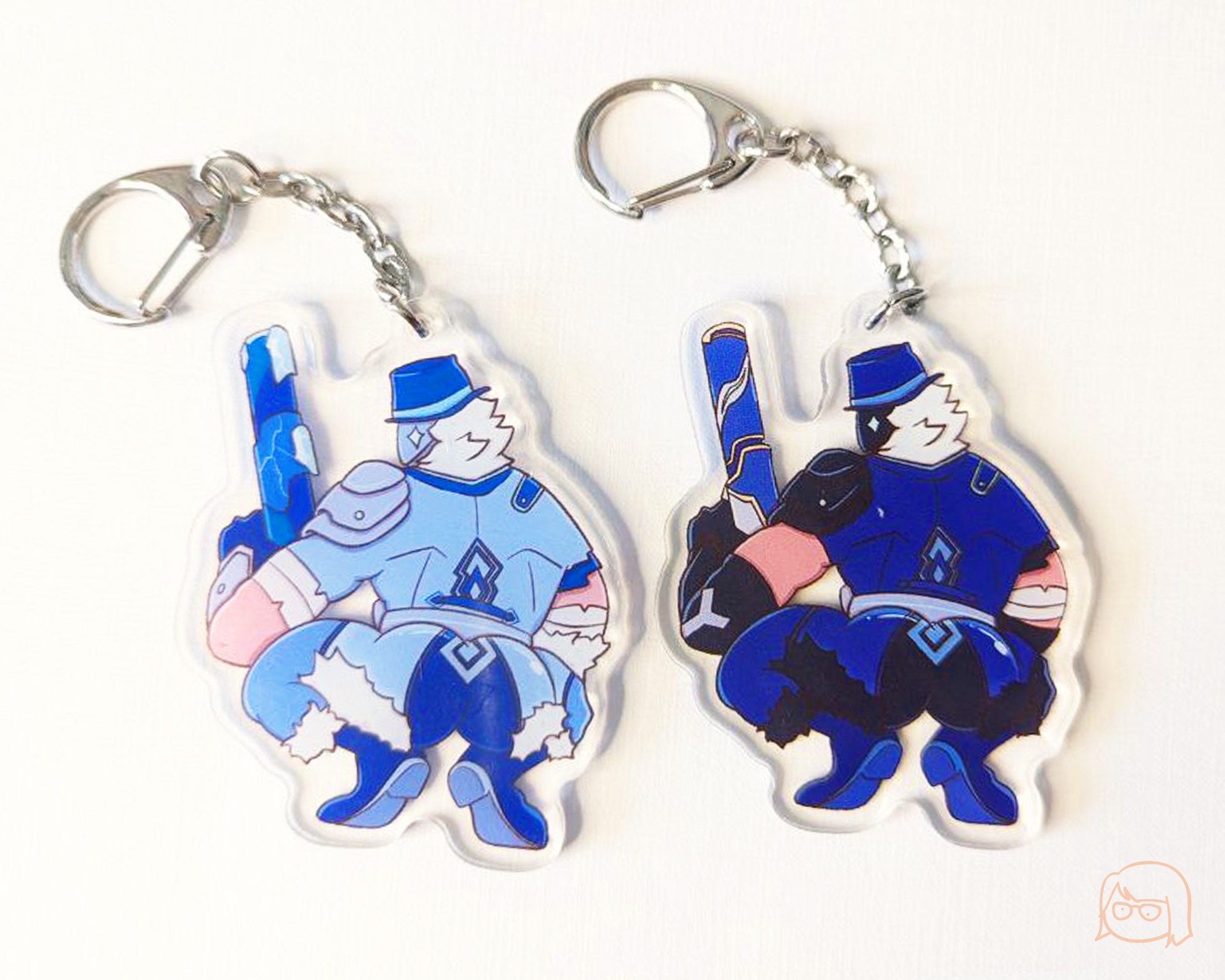 Genshin Impact Thicc Fatui Skirmisher Keychains electrohammer Vanguard ...