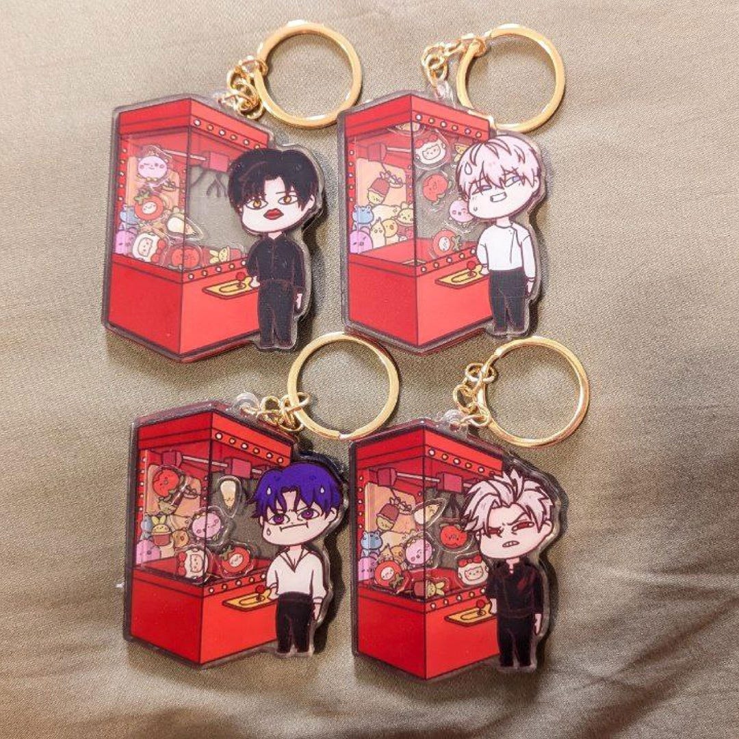 Love and Deepspace Claw Machine Shaker Acrylic Keychains (sylus ...