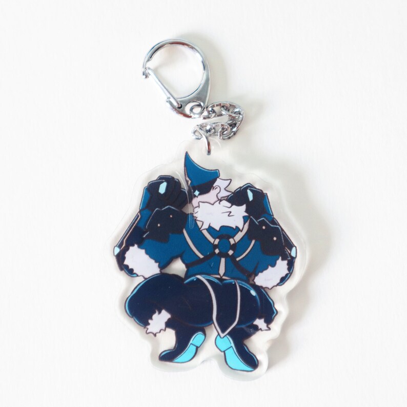 Genshin Impact Thicc Fatui Skirmisher Keychains electrohammer - Etsy