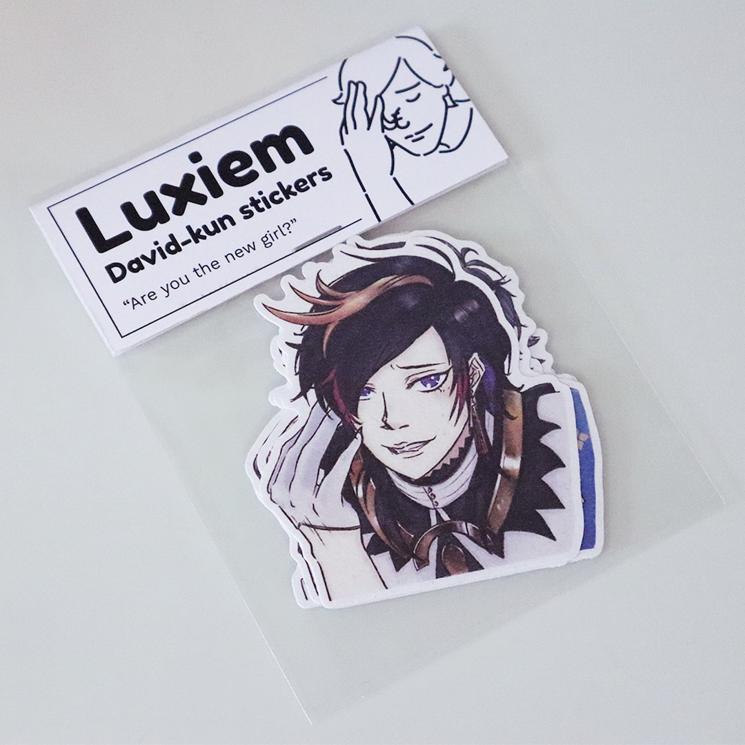 Luxiem David-kun Meme Sticker Pack shu Yamino Vox Akuma Ike - Etsy Canada