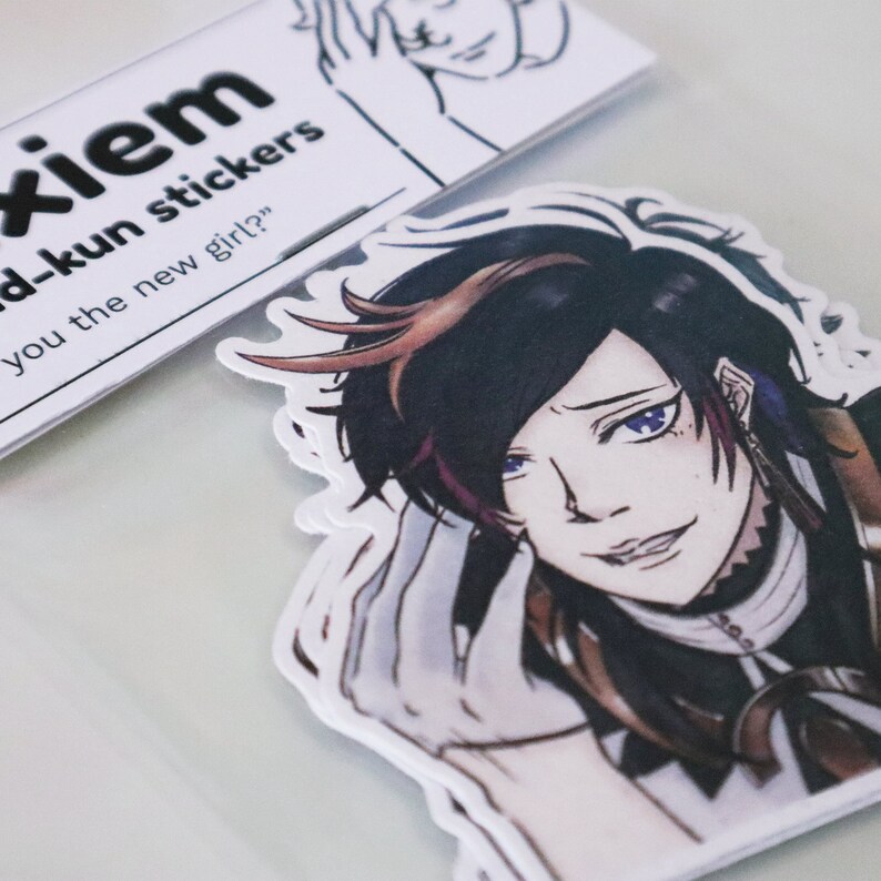 Luxiem David-kun Meme Sticker Pack shu Yamino Vox Akuma Ike - Etsy