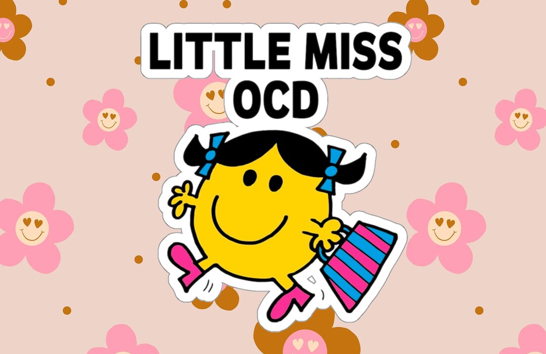 Little Miss OCD Sticker Little Miss Water Bottle Sticker - Etsy