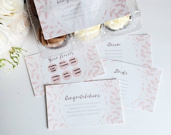Cake Tasting Card, Wedding Cake Consultation Card, Printable PDF ...