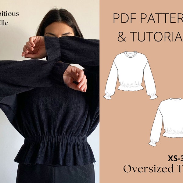 Ruffle Top Sewing Pattern - Etsy