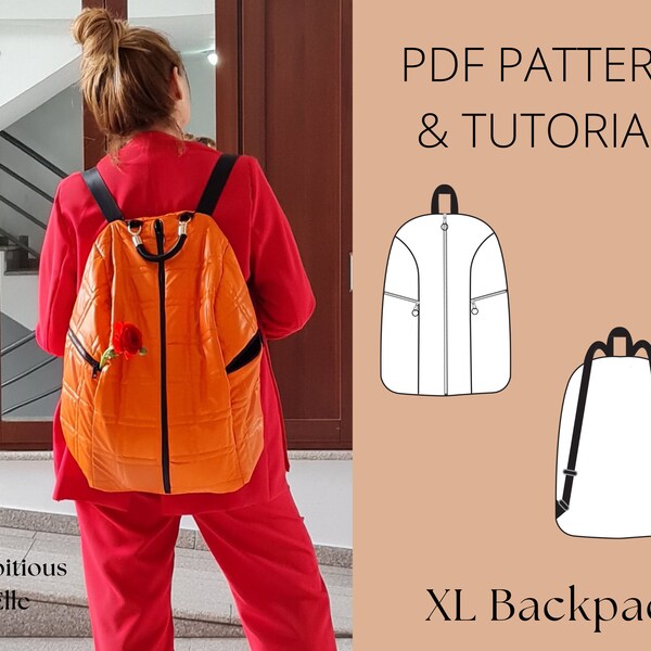 Backpack Sewing Pattern - Etsy