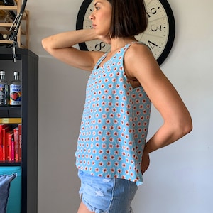 PATTERN Tank Top Sewing Pattern Sleeveless A Line PDF Sewing - Etsy UK