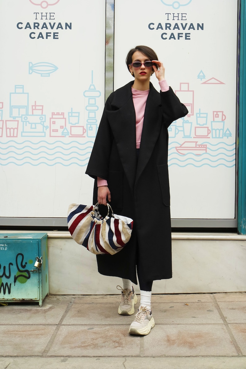 Oversized Maxi Coat Sewing Pattern: Minimal Cocoon Style (PDF Download ...