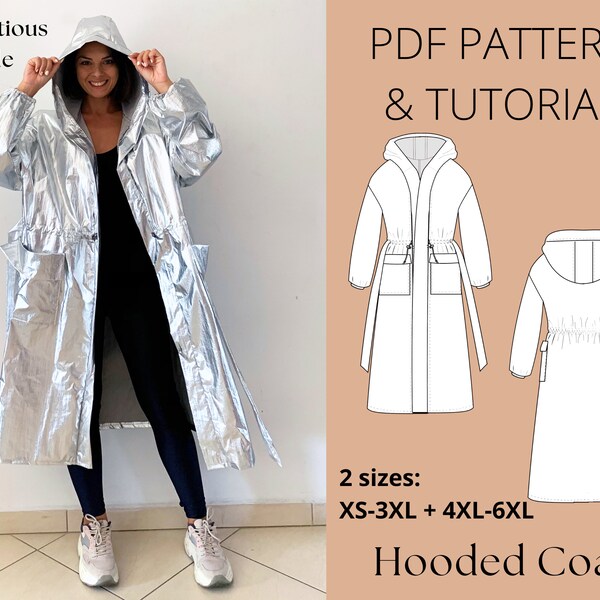 Raincoat Pattern - Etsy
