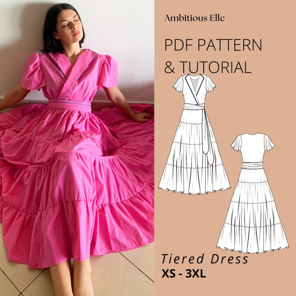 Hippie Dress Pattern - Etsy