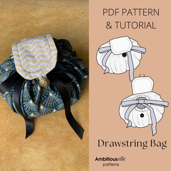 Drawstring Makeup Bag - Etsy