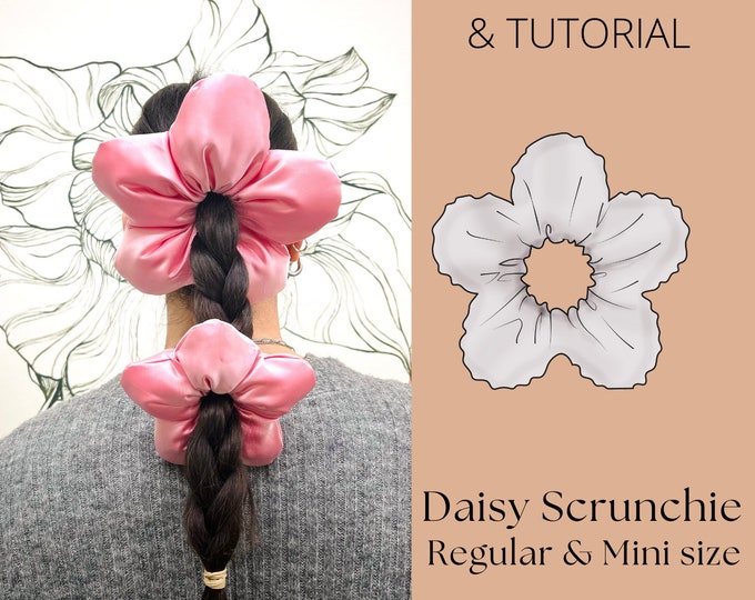 Plushie Flower Scrunchie - Etsy