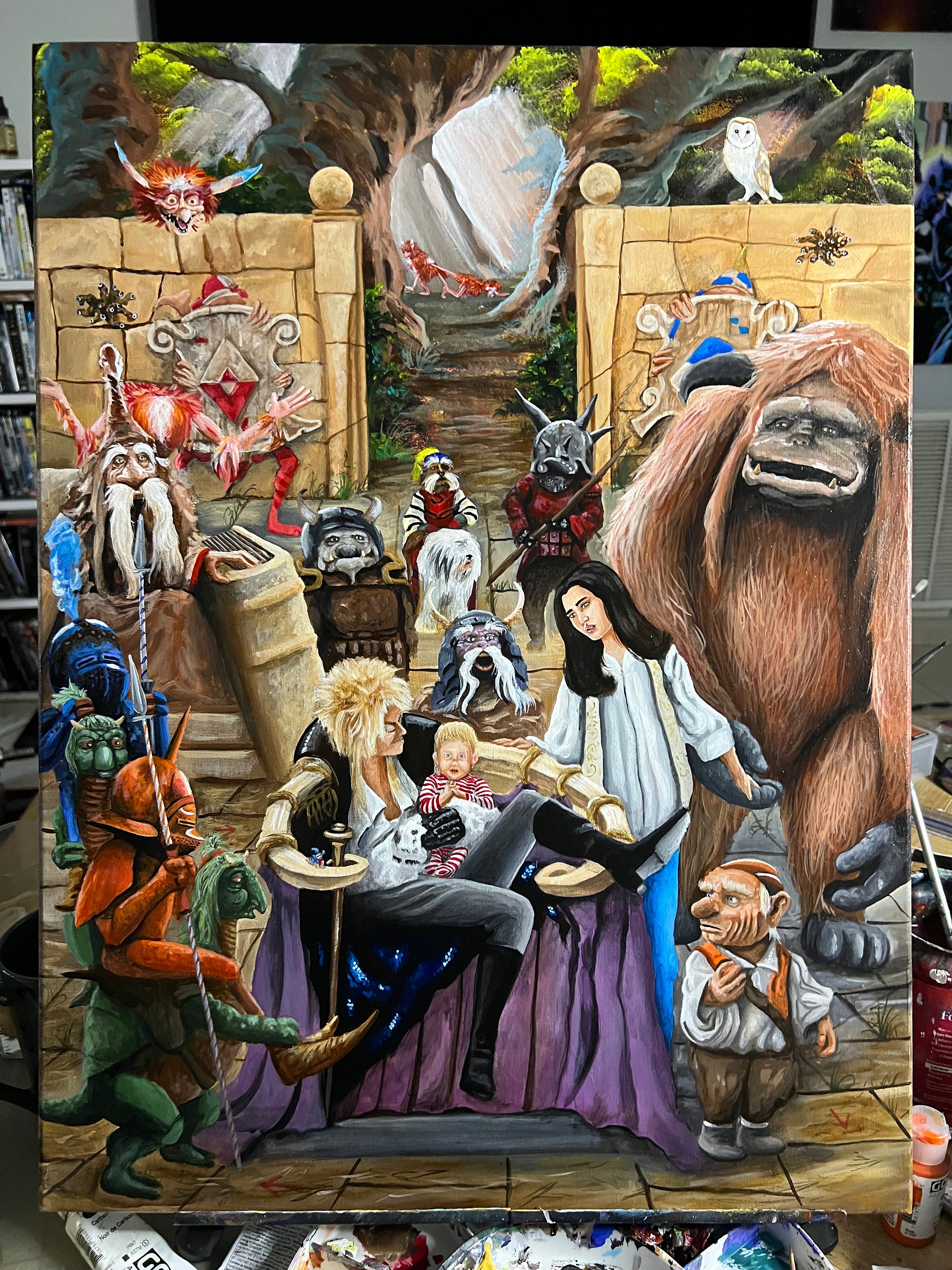 Labyrinth: Down in the Underground Print - Etsy