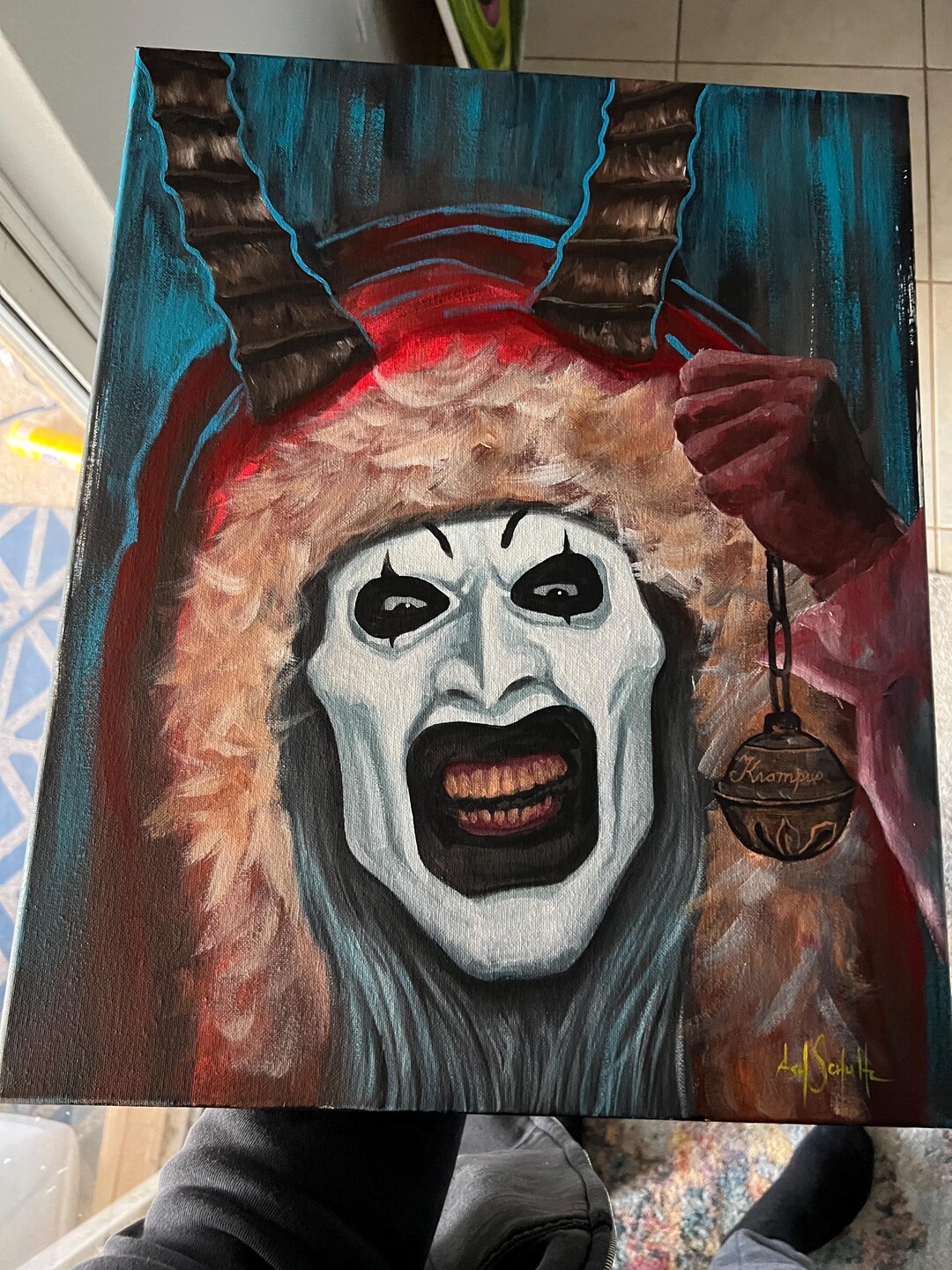 Krampus Clown Fine Art Print - Etsy