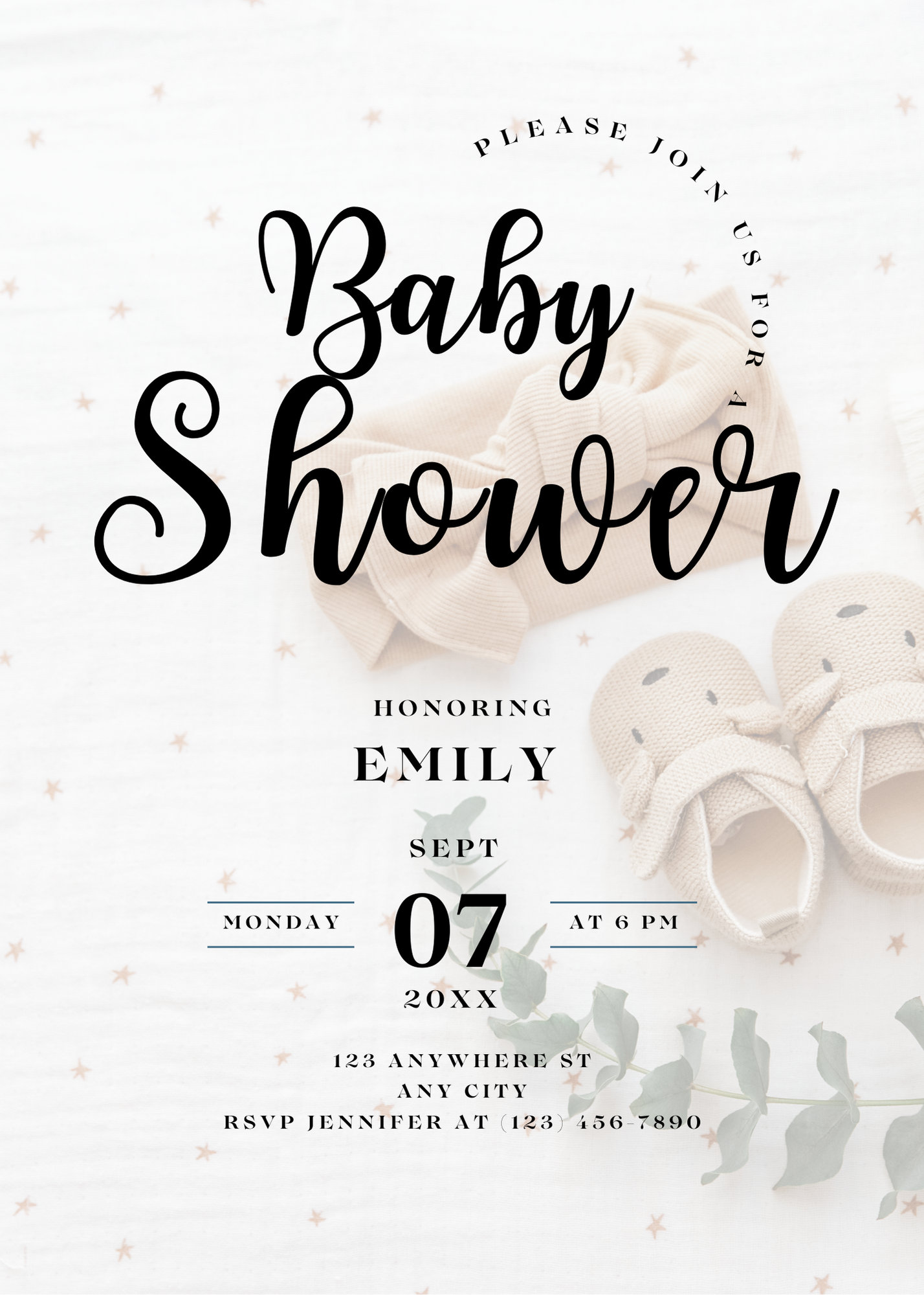 Personalized Baby Shower Invitation Bundle - Customizable Design ...