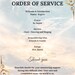 Editable Funeral Program Template, Memorial Service Template, Obituary ...