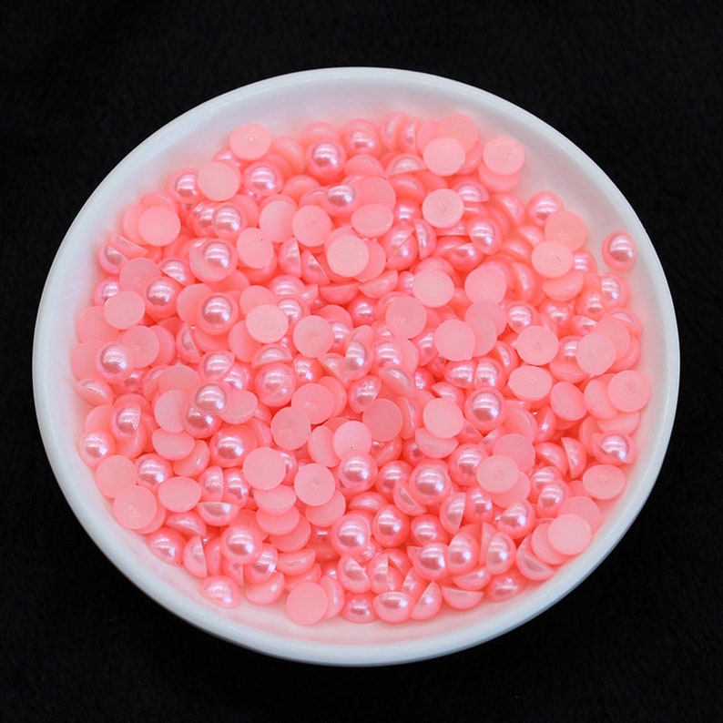 2mm-12mm ABS Flat Back Fake Pearls-garment&sewing Pearls-embellishment ...