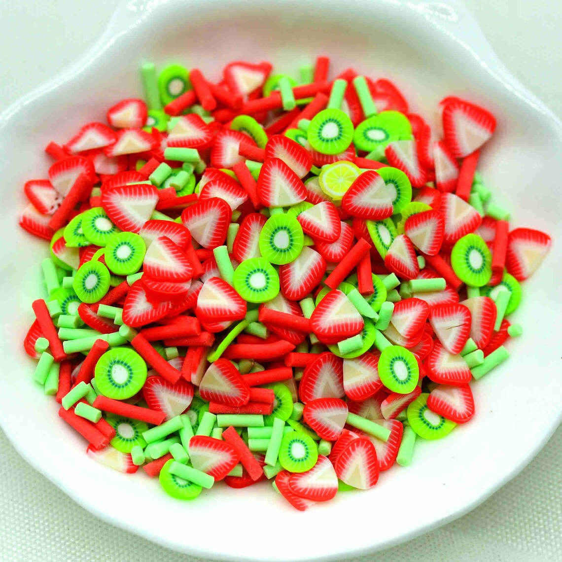 Bling Bling Color Deco-fake Strawberry Fruit Sprinkles-fake Cake ...