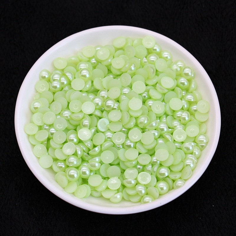 2mm-12mm ABS Flat Back Fake Pearls-garment&sewing Pearls-embellishment ...
