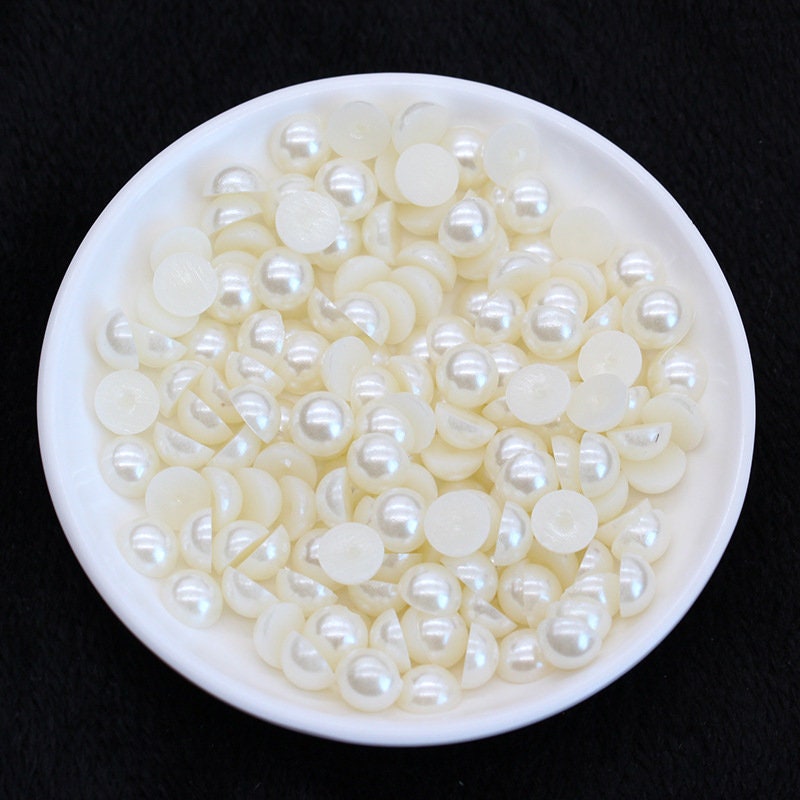 2mm-12mm ABS Flat Back Fake Pearls-garment&sewing Pearls-embellishment ...