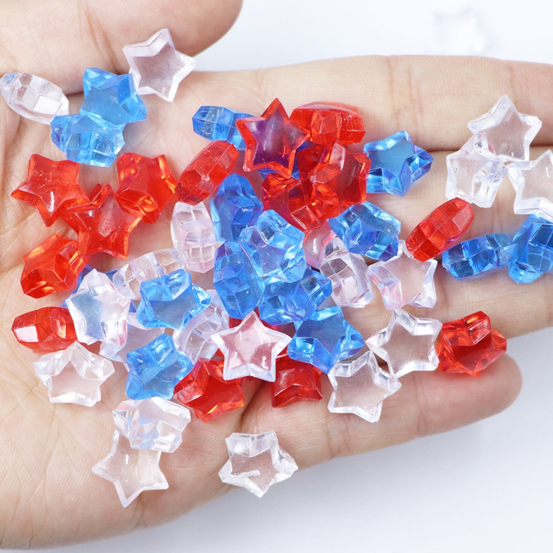 Acrylic Plastic Mixed Stars for American Independence Day Desktop ...