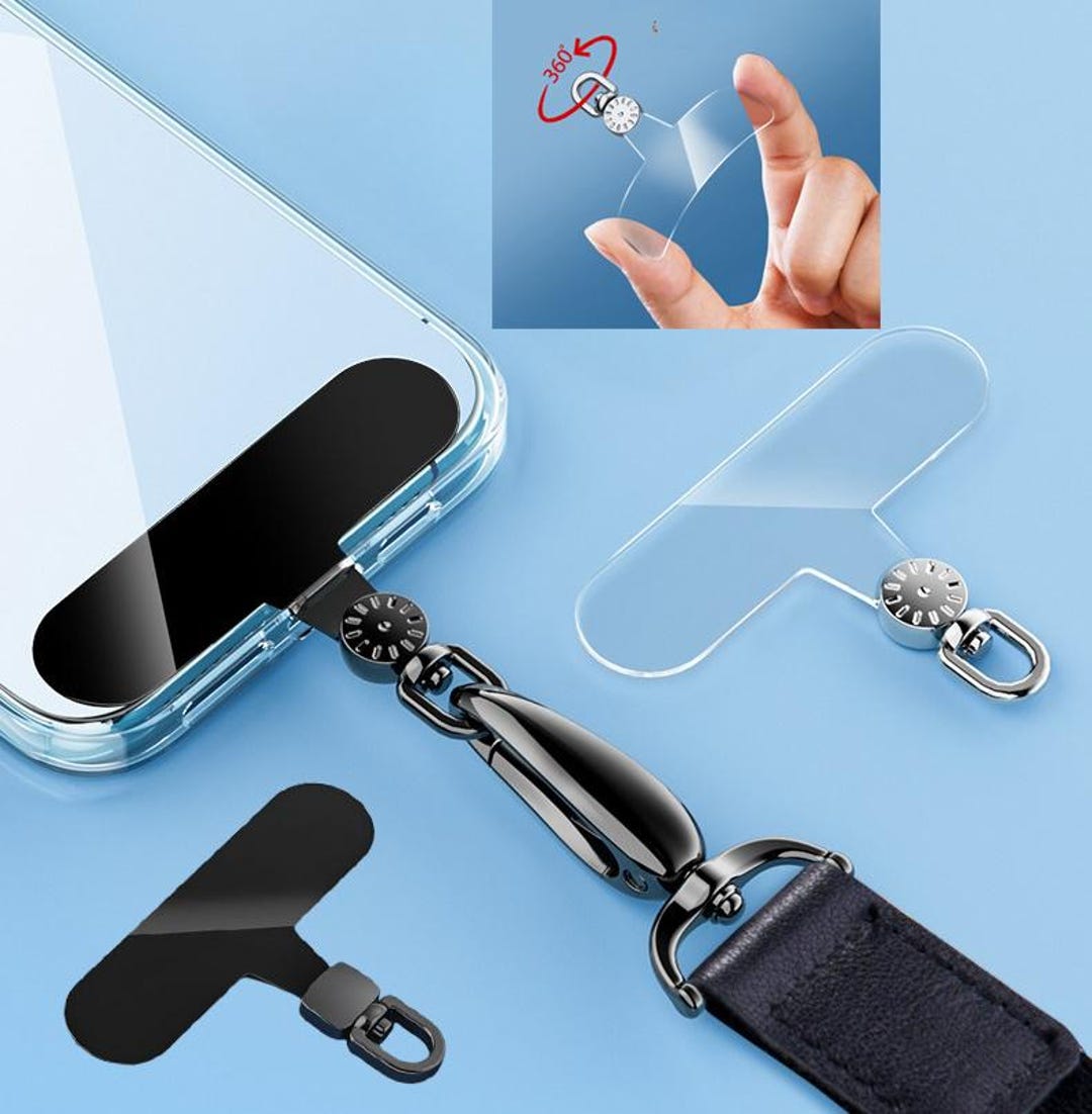 TPU Soft Phone Lanyard Patch Pads-lanyard String Connector Hanging ...