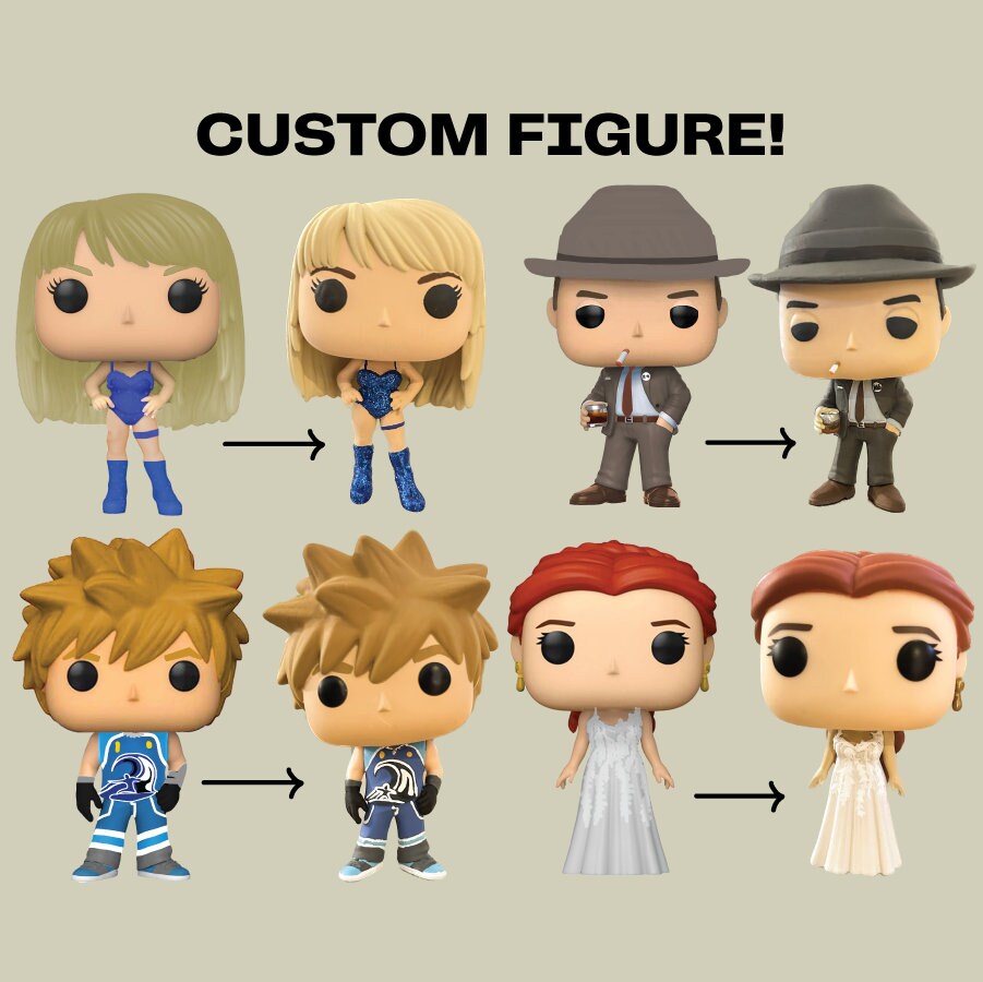 Custom Plastic Vinyl Figure, Wedding Cake Topper, Couple, Valentine ...
