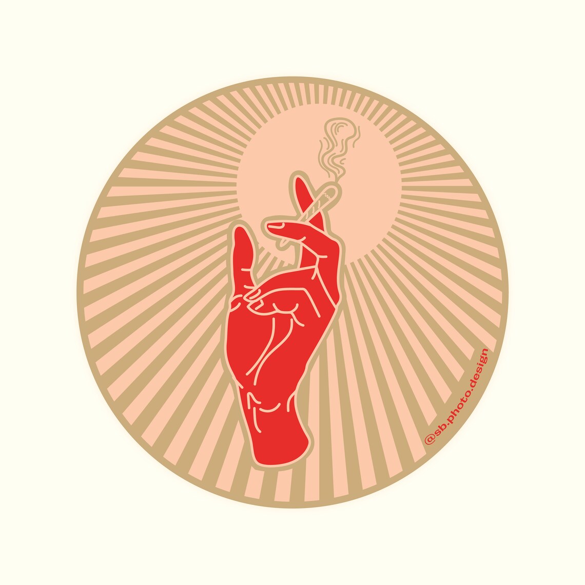 Smoking Blunt Vinyl Waterproof Sticker High 420 Friendly - Etsy