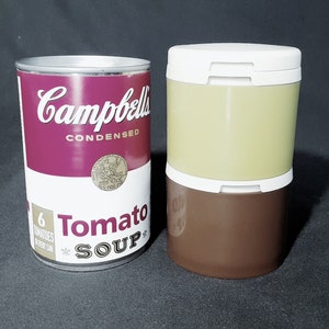 Vintage Tupperware Camping/stacking Green and Brown Salt and - Etsy