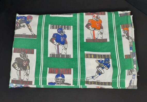 Vintage 1980s/90s NFL Football Teams Twin Flat Sheet - Etsy