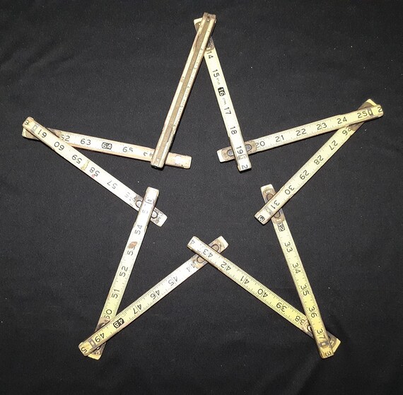 X46 Carpenter's Folding Extension Ruler USA Industrial Folding ...